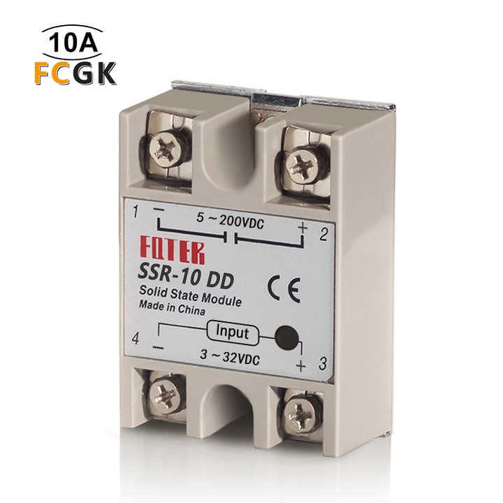Fotek SSR-10DD Solid State Relay - 10A DC to DC Relay