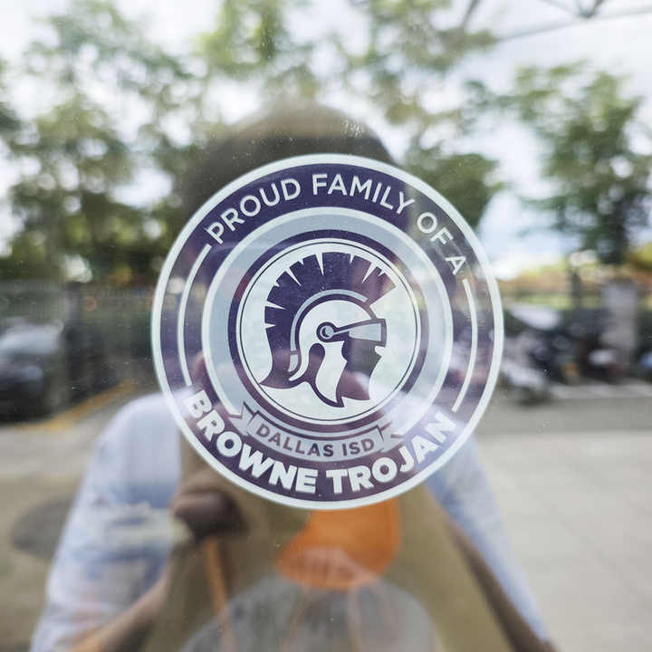 Customized Design Inside Reverse Printing Transparent Static Cling ...