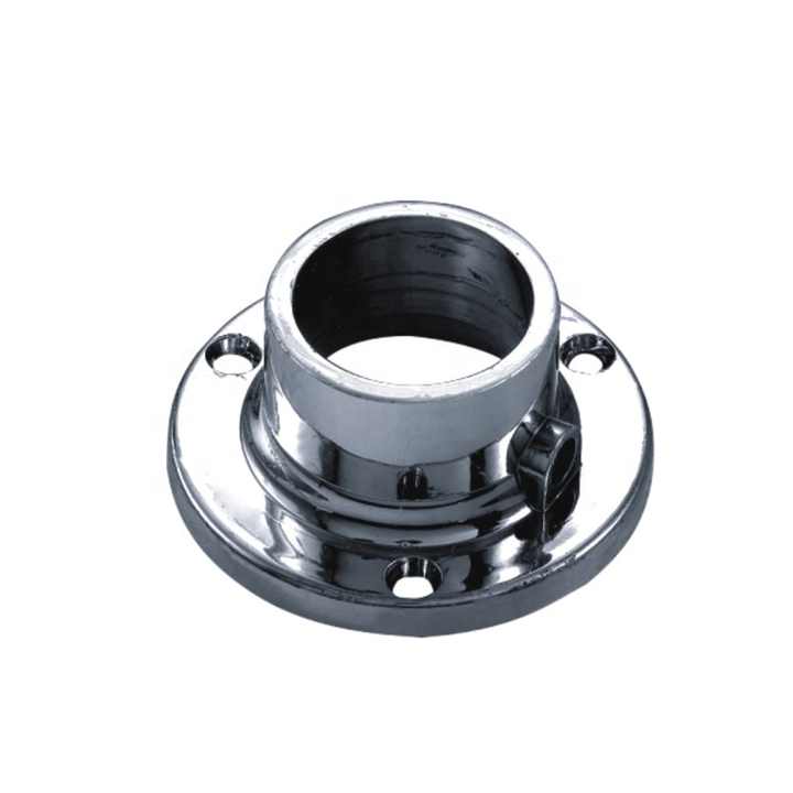 25mm Wall Mount Pipe Bracket With Screws for Closet Wardrobe Shower ...