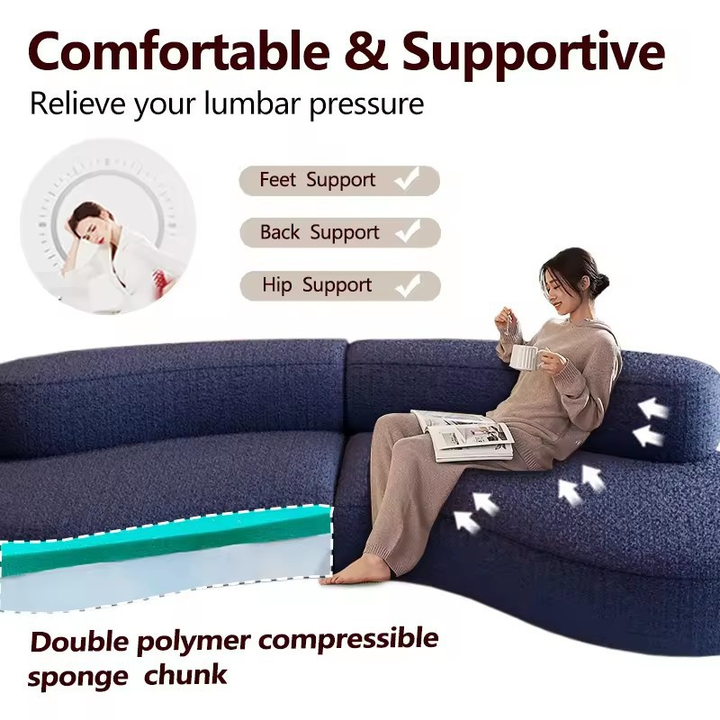 Jinyu l Shape air Fabric Compressed Sponge Sofa Green in Box Bubble ...