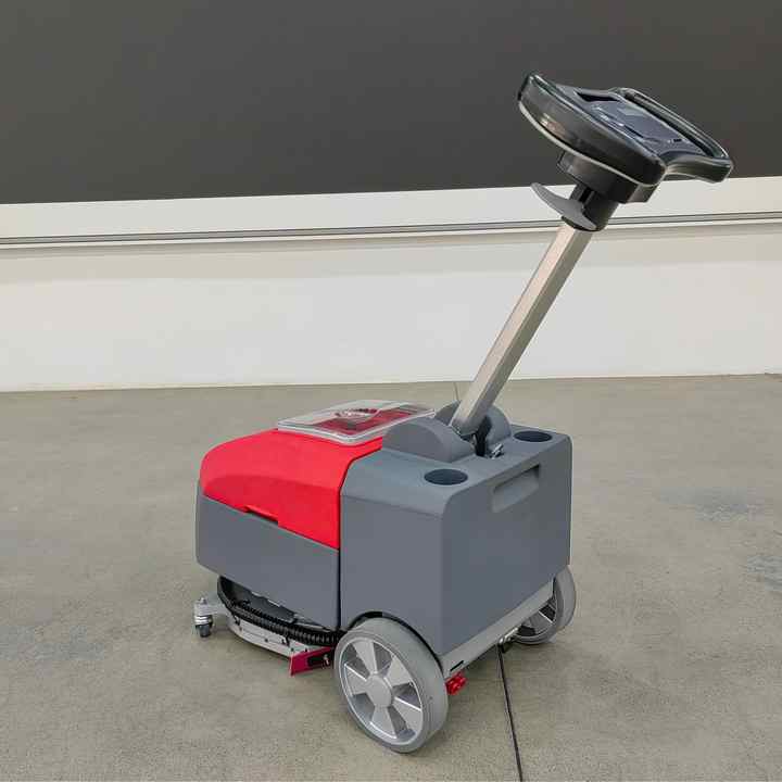 Mini Floor Scrubber Walk Behind Auto Electric Tile Commercial Marble ...