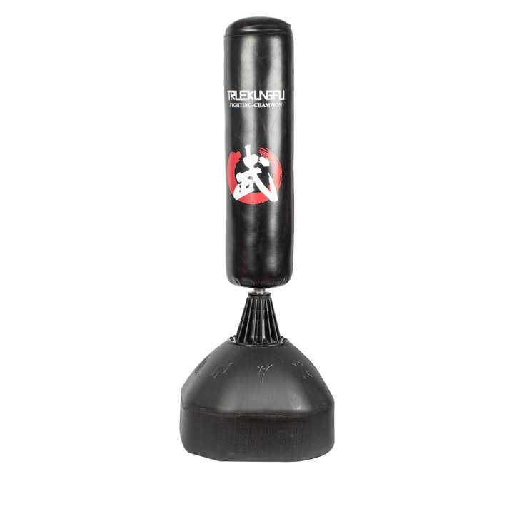 Professional Free Standing Kick Boxing Punching Bag PU and Leather Gym ...