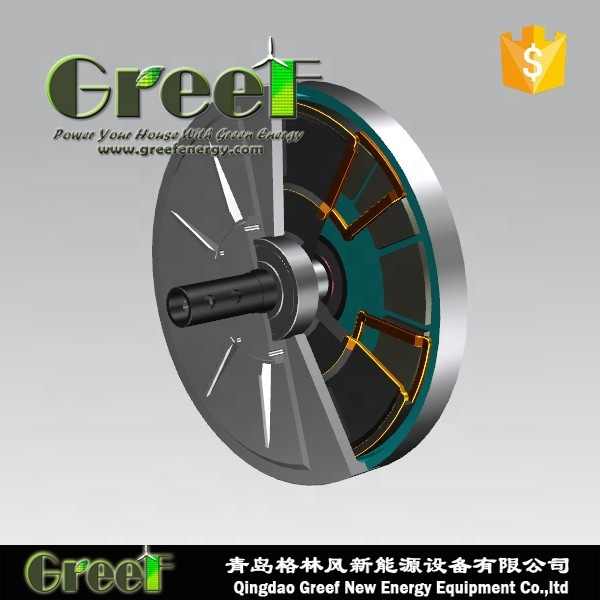 Low RPM Permanent Magnet Alternator 300w 500w - Small Size