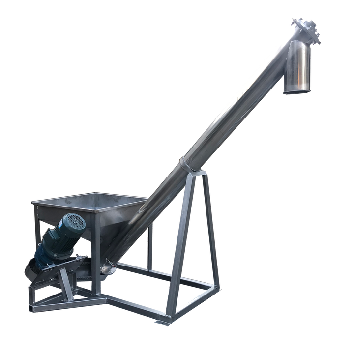 Round Tube 108mm Screw Auger Conveyor - Heat Resistant