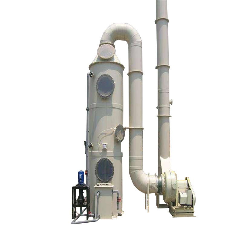 Polypropylene Frp air Gas Biogas Purification Spray Wet Scrubber Tower ...