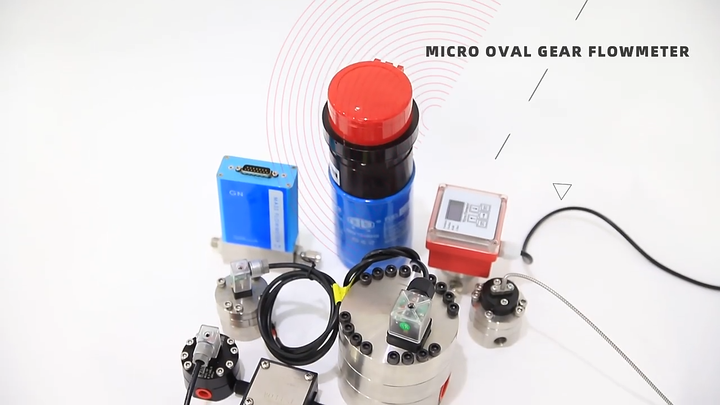 RS485 Micro Flow Meter Round Gear Flow Meter for Polyurethane Chemical ...