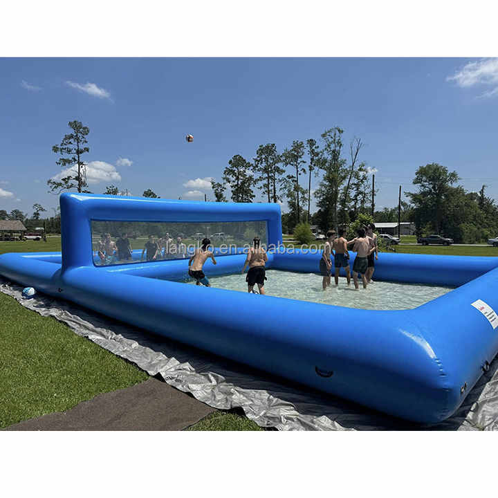Giant air Tight Field Water Pool Inflatable Volleyball Court Rental for ...