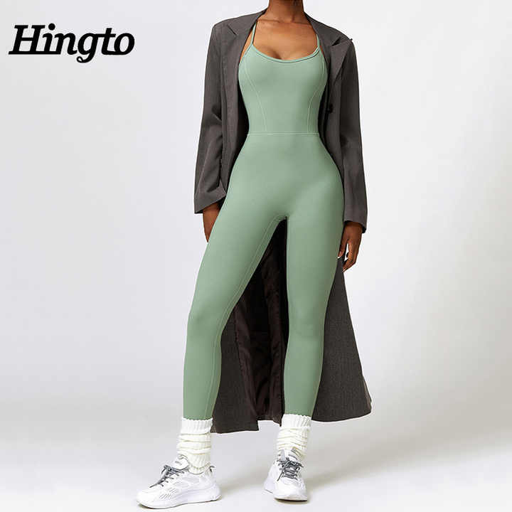 High Quality Yoga Jumpsuit Onesie Fitness Stight Fitting Jumpsuit ...