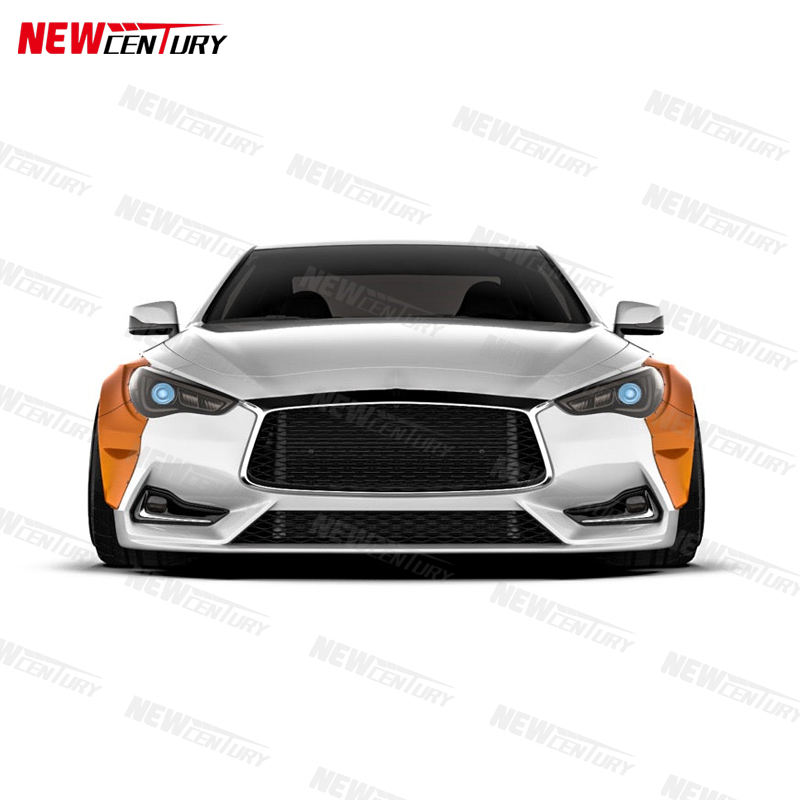 Q60 Carbon Fiber Wide Body Kit Suitable for 2016 Infiniti Q60 Modified ...