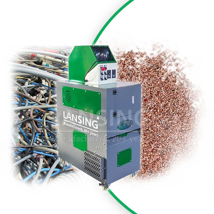 Customized Voltage Small Scrap Copper Wire Granulator Crusher Machine ...