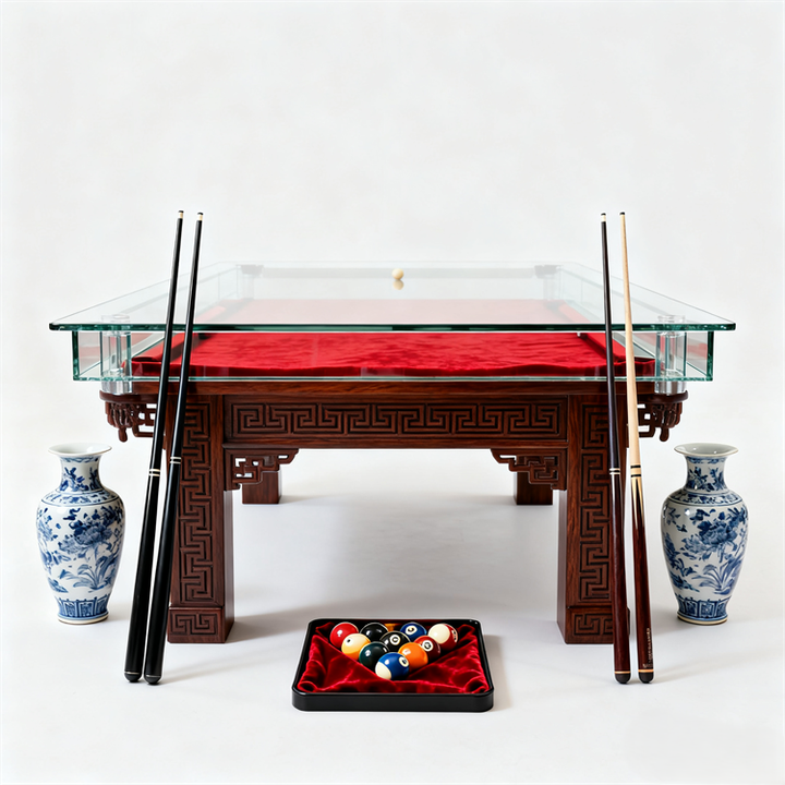 Dragon River High Quality Luxury 7ft 8ft 9ft Glass Pool Table Football ...