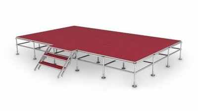 Portable Aluminum Mobile Event Concert Stage Platform Table Stage with ...