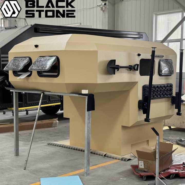 Best Composite Pickup Slide on Truck Fiberglass Slide in Camper Black ...