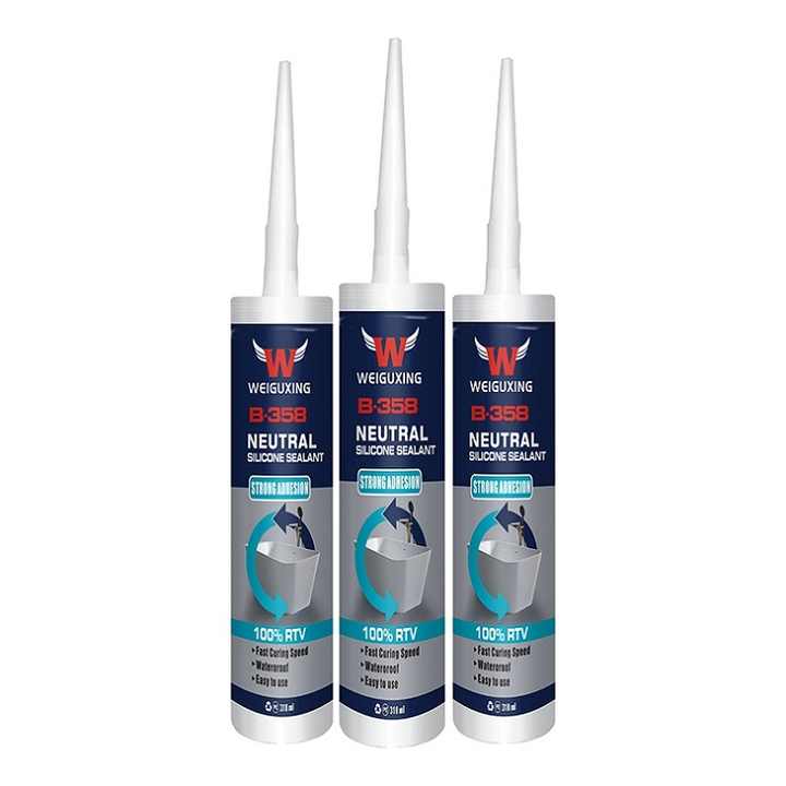 High Strength Sealant clear Glass Window Silicone Sealant ultra Quick ...
