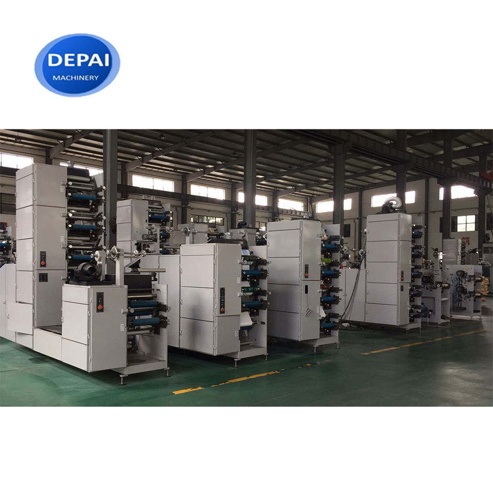 320mm Narrow Web Adhesive Labels Thermal Paper Flexo Printing Machine ...