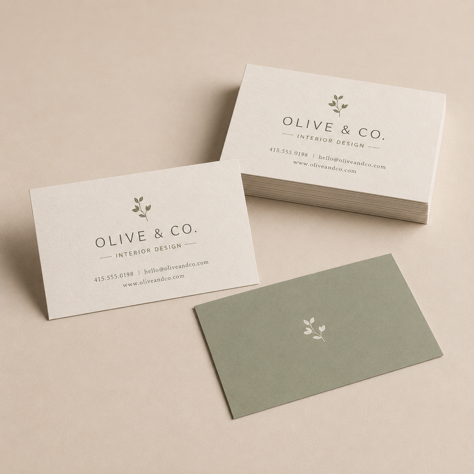 Custom Uncoated Appointment Cards for Salons with Logo Printing ...