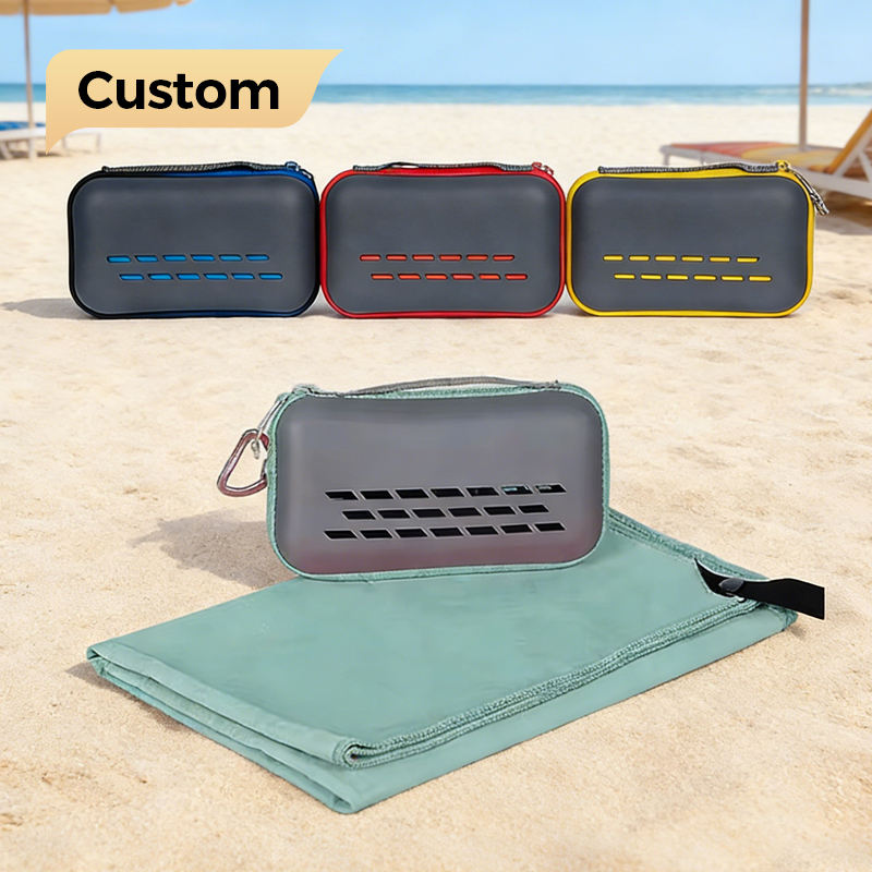 Custom Print Logo Portable Fast-Drying Microfiber Travel Beach Gym ...