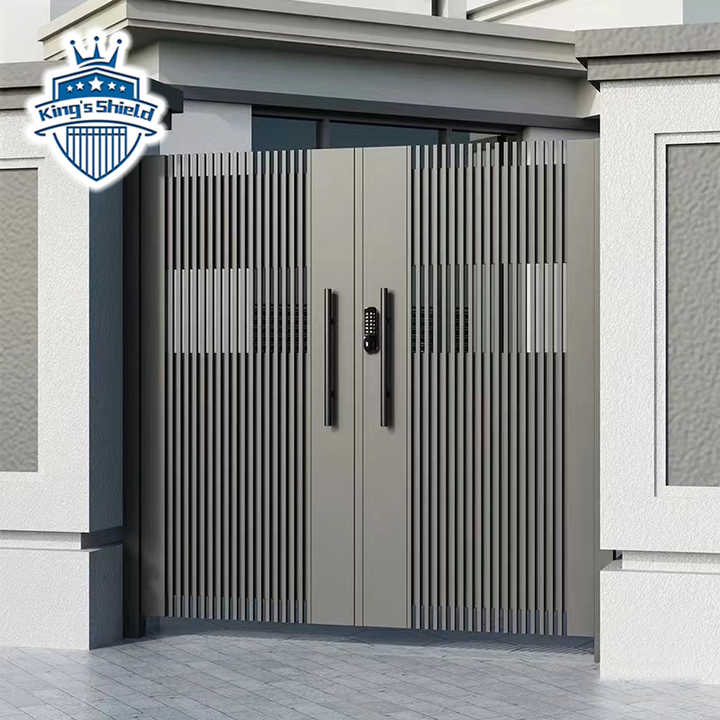 Customized Paint Colors for Driveway Double Swing Gates