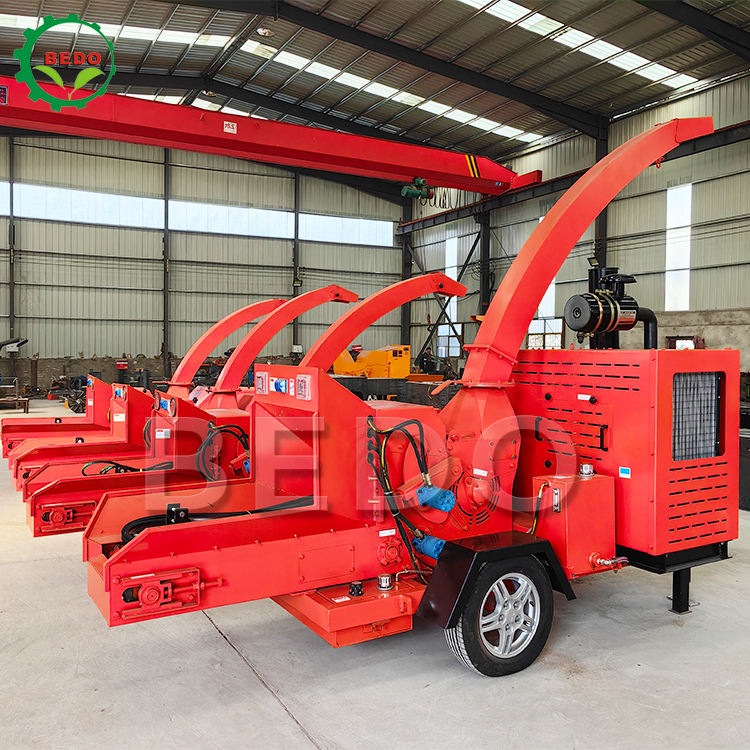 Large Capacity Diesel Wood Chipper - Efficient & Portable