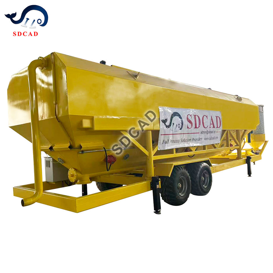 SDCAD Electric Powder Silo PLC Motor 1 Ton Capacity Fly Ash Auger ...
