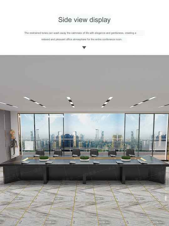 Luxury 20 Person Meeting Table - Modern Office Furniture