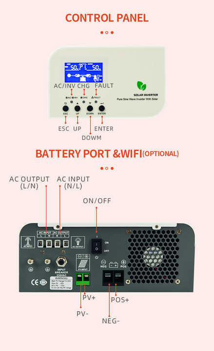 1.5KVA 2KVA 12VDC 1200W Pure Sine Wave Power Inverter with UPS and AVR ...