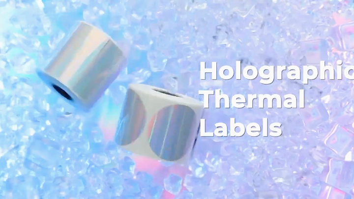 Custom Thermal Labels - Durable, Holographic Stickers