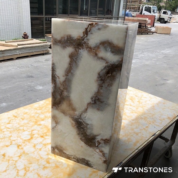 Backlit Onyx Ceiling - Translucent Natural Stone Panels