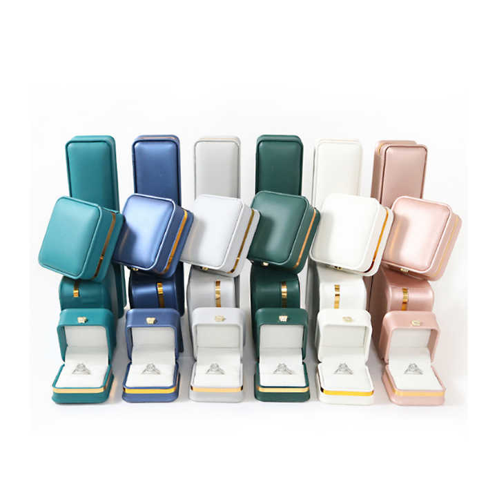 Luxury Small PU Leather Jewelry Box - Perfect for Gifts