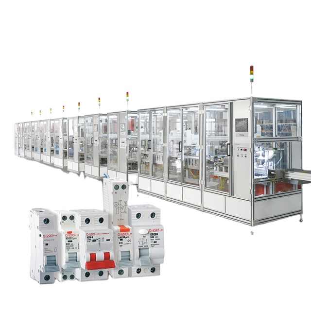 Multi Pole MCB Circuit Breaker Automation Equipment Line