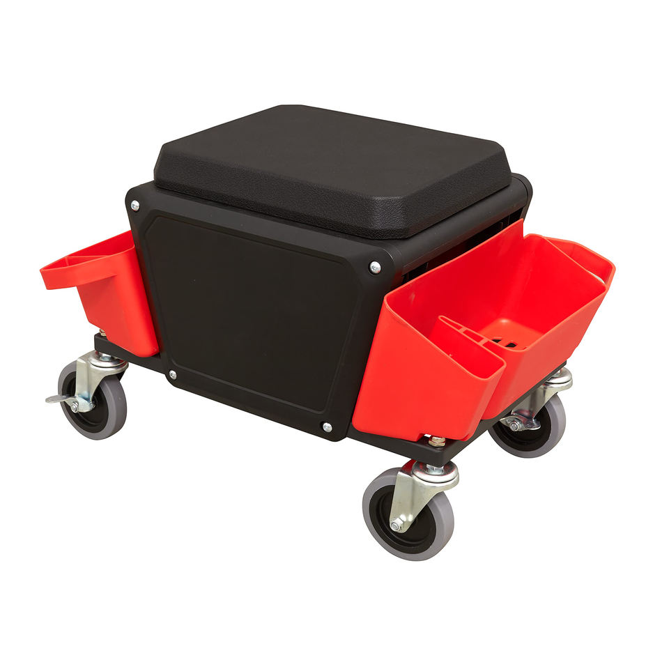 Mechanic Detailing Utility Seat Heavy Duty Car Detailing Creeper Seat ...