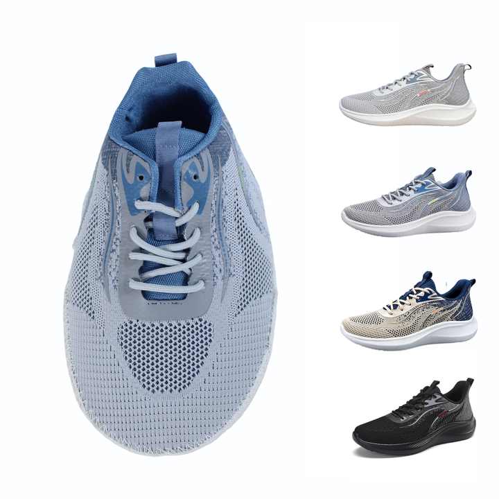 3D Fly Knit Printing Vamp Walking Running Sport Sneaker Upper Men Shoes ...