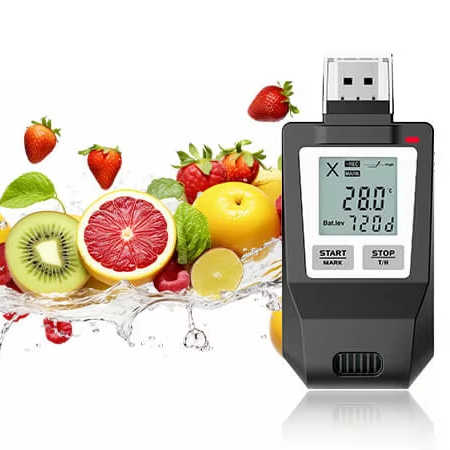 Freshliance Temperature and Humidity Data Logger - USB