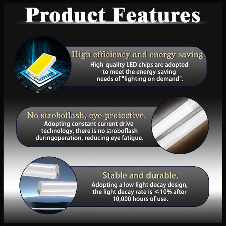 15W T5 LED Replacement Tube, Aluminum+PC, Single/Magnetic Ballast ...