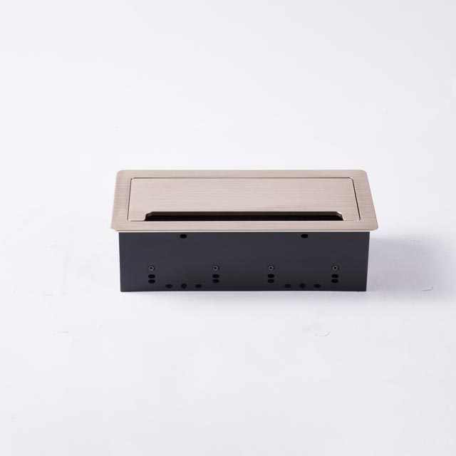 Hidden Table Power Outlet Flip up Brush Socket Aluminum Alloy Tabletop ...
