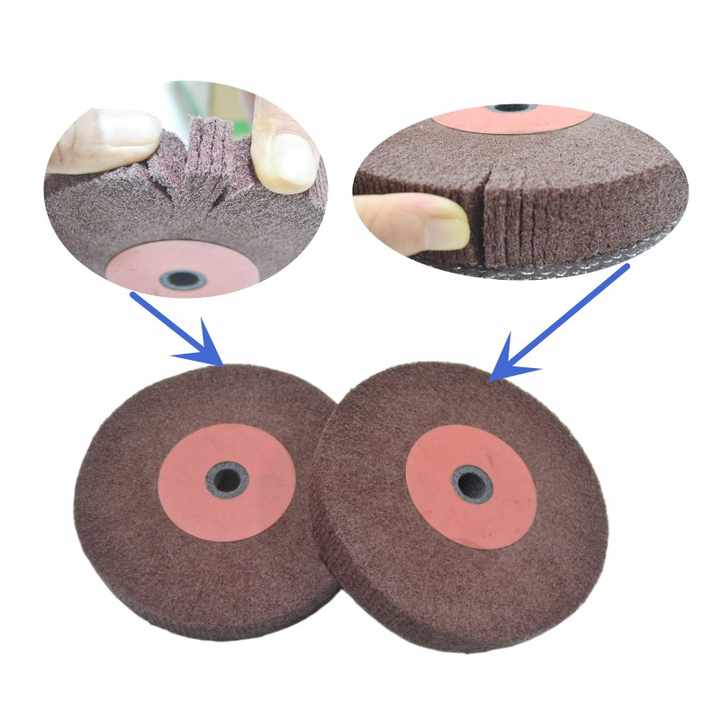 6-inch Nylon Sponge Wheel for Metal Finishing & Polishing