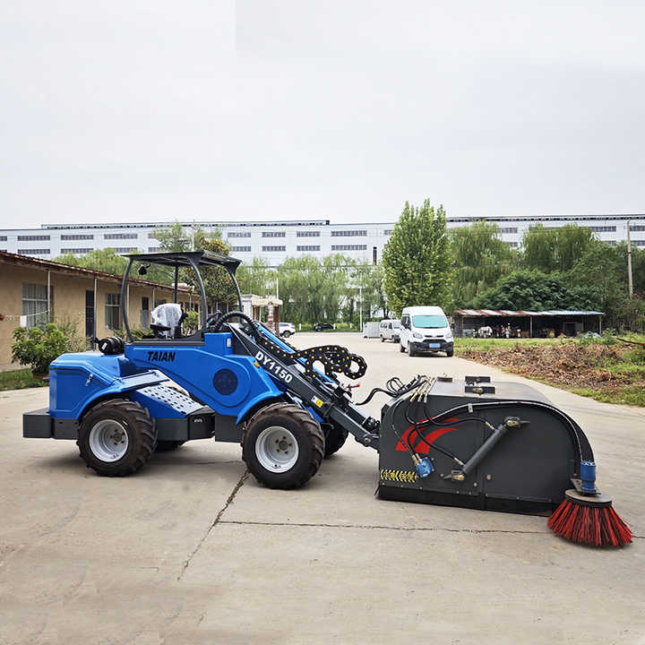 Small Turning Radius Construction Machine Loader DY1150 4 Wheel Drive ...