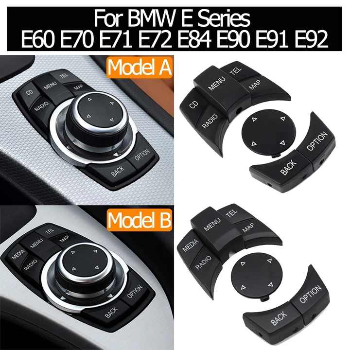 CIC I Drive - BMW Car Console Button Cover for E87, E90
