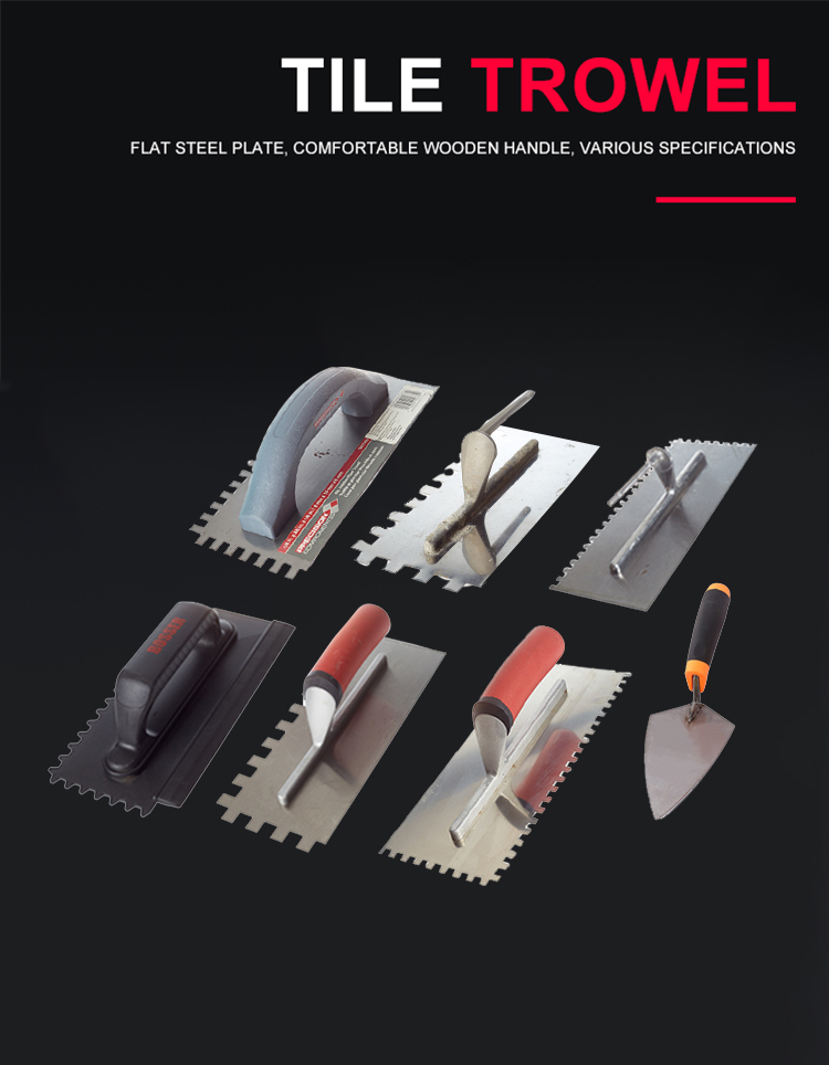 Stainless steel tile trowel plastering trowel tool plastering trowel ...