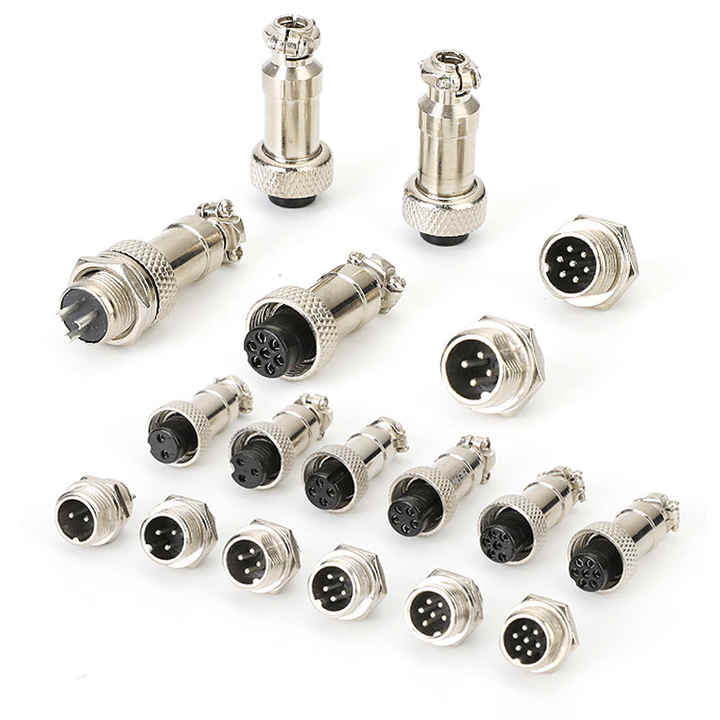 4 Pin Din Male to Female Aviation Connector Waterproof 12M Cable for ...