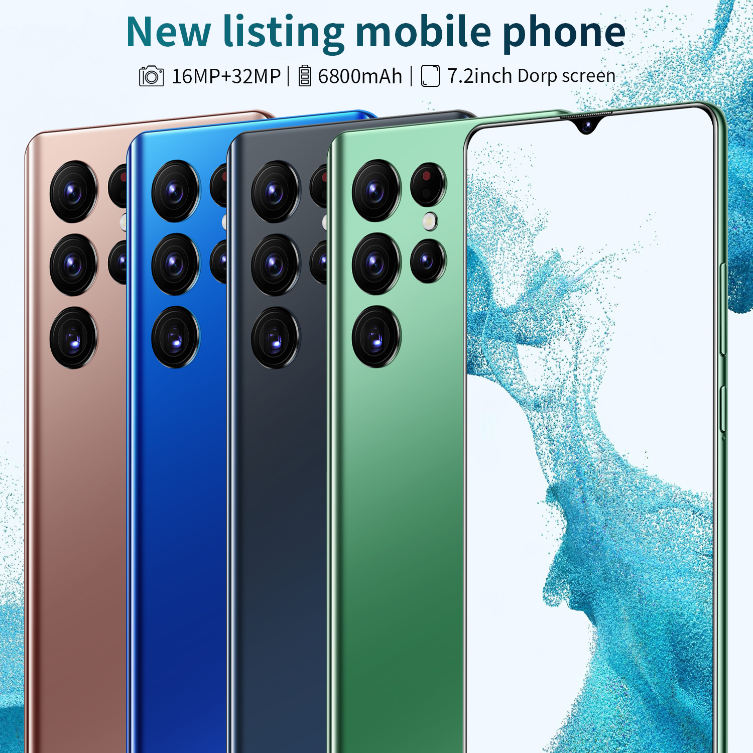 Original S22 Ultra Global Unlock Smartphone With Stylus 7.2 Inch Big ...