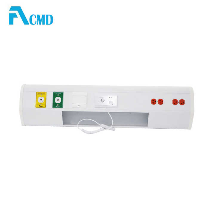 Medical Equipment Hospital Bed Head Unit with Gas Outlet