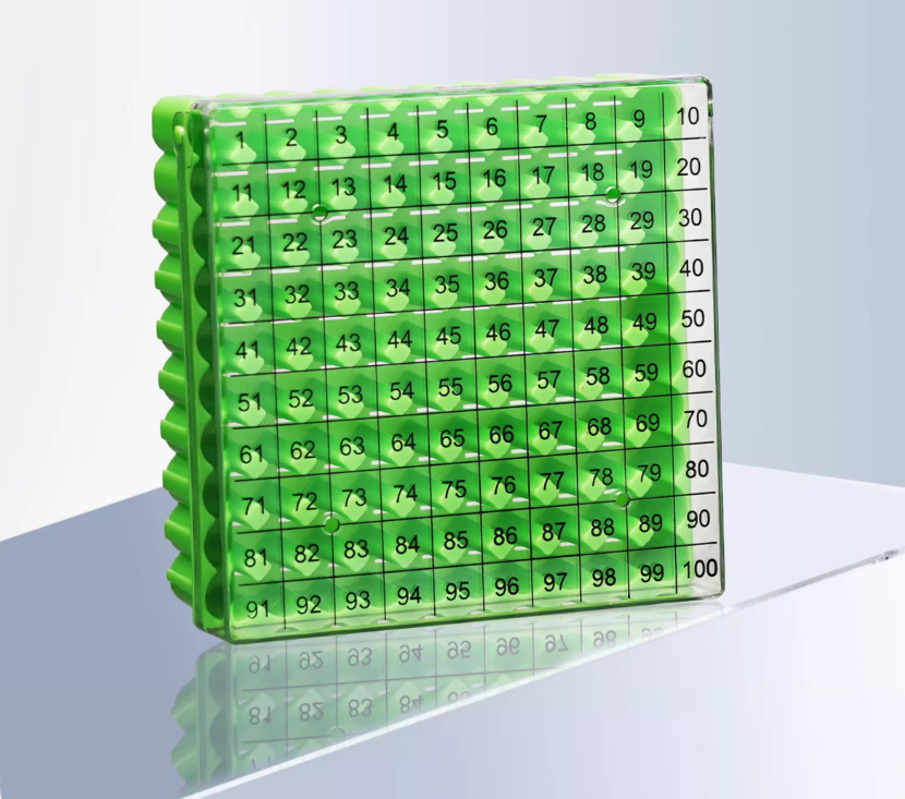 Plastic Freezing Tube Box, pp Freezing Storage Box with Code Pc81 ...