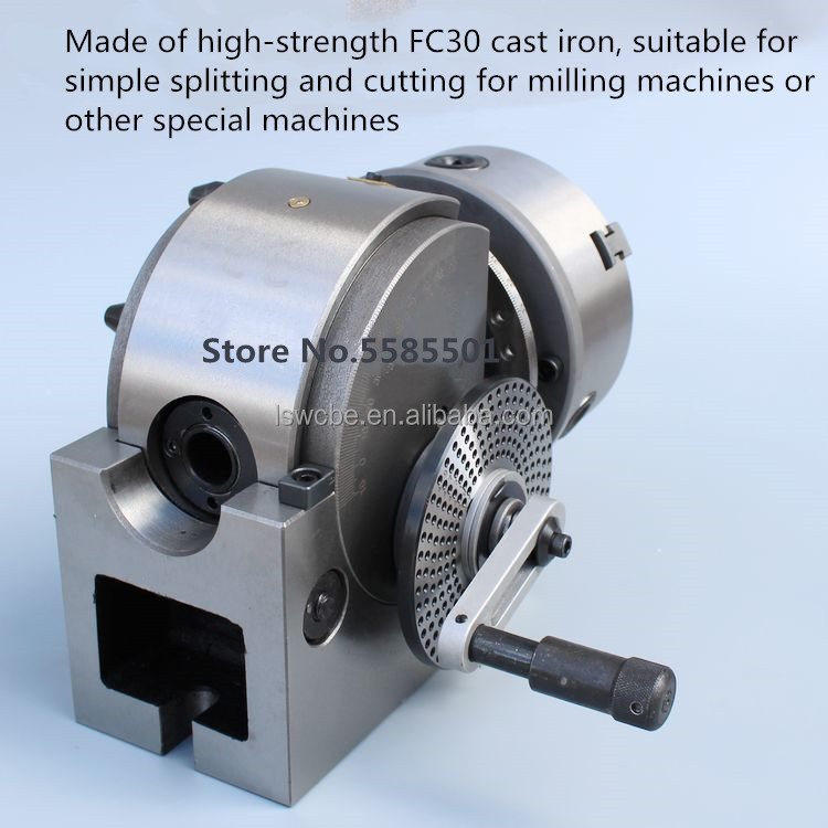 Milling machine indexing head BS simple indexing head 4 inches 5 inches ...