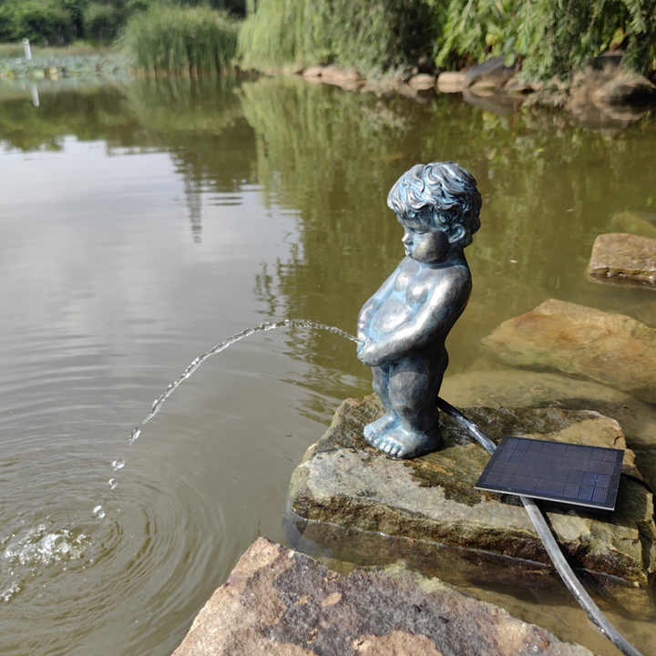 Hot Sale Indoor or Outdoor Waterfall Fountain Statues Resin Small Angel ...