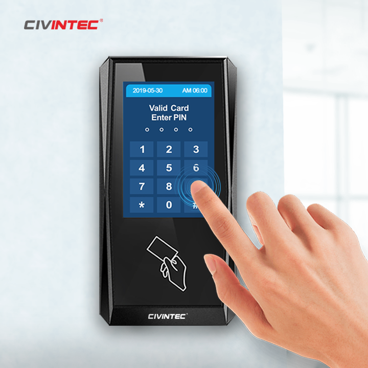 CT5 Wiegand Mobile Access BLE NFC Access Control Reader with LCD and Keypad| Alibaba.com