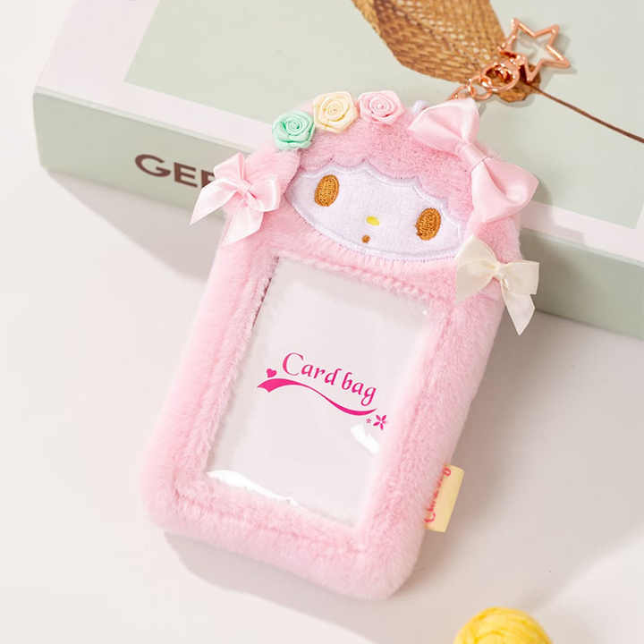 Plush Pvc Card Case Cartoon Portable Storage Bank Card Package Kids ...