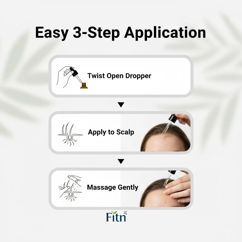 Natural Organic Hair Serum Nutrient Solution for Hair Growth & Hair ...