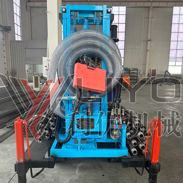 100m 200m Depth Water Well Drilling Rig/Hydraulic Crawler Borehole Drilling Machine Wholesale ...