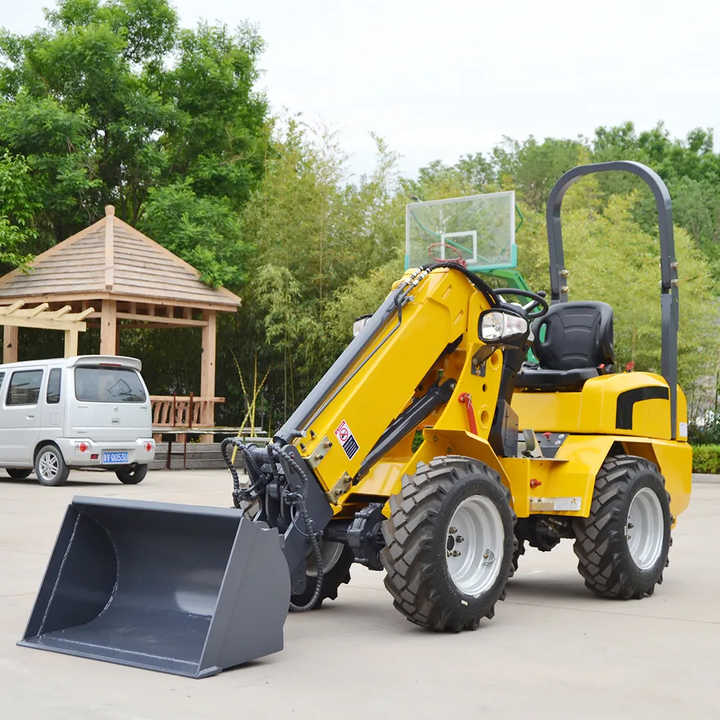 Small Wheel Loader Telescopic Arm Series Articulated Front Mini Wheel ...